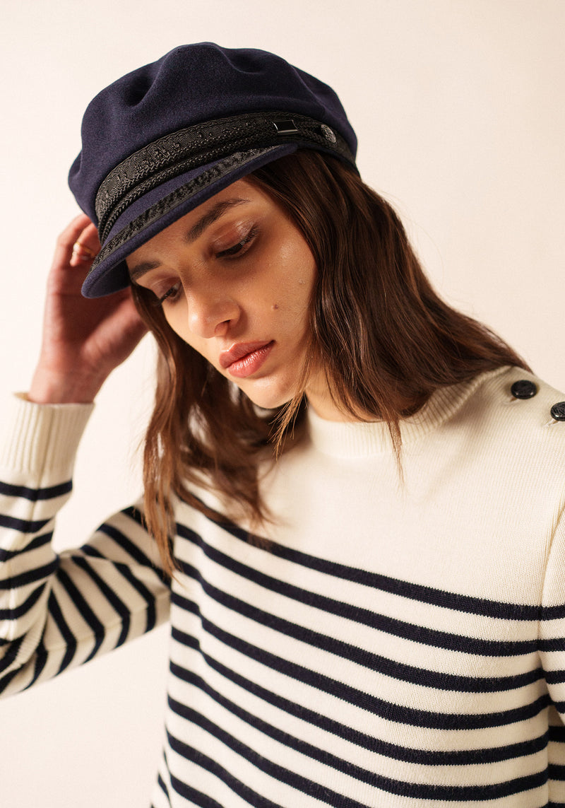 French Sailor Cap - Casquette Marin Navy - Saint James • Saint James USA