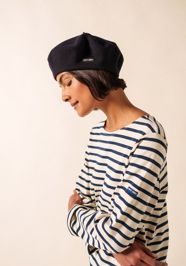 French Beret Hat - Beret France - Navy Wool • Saint James USA