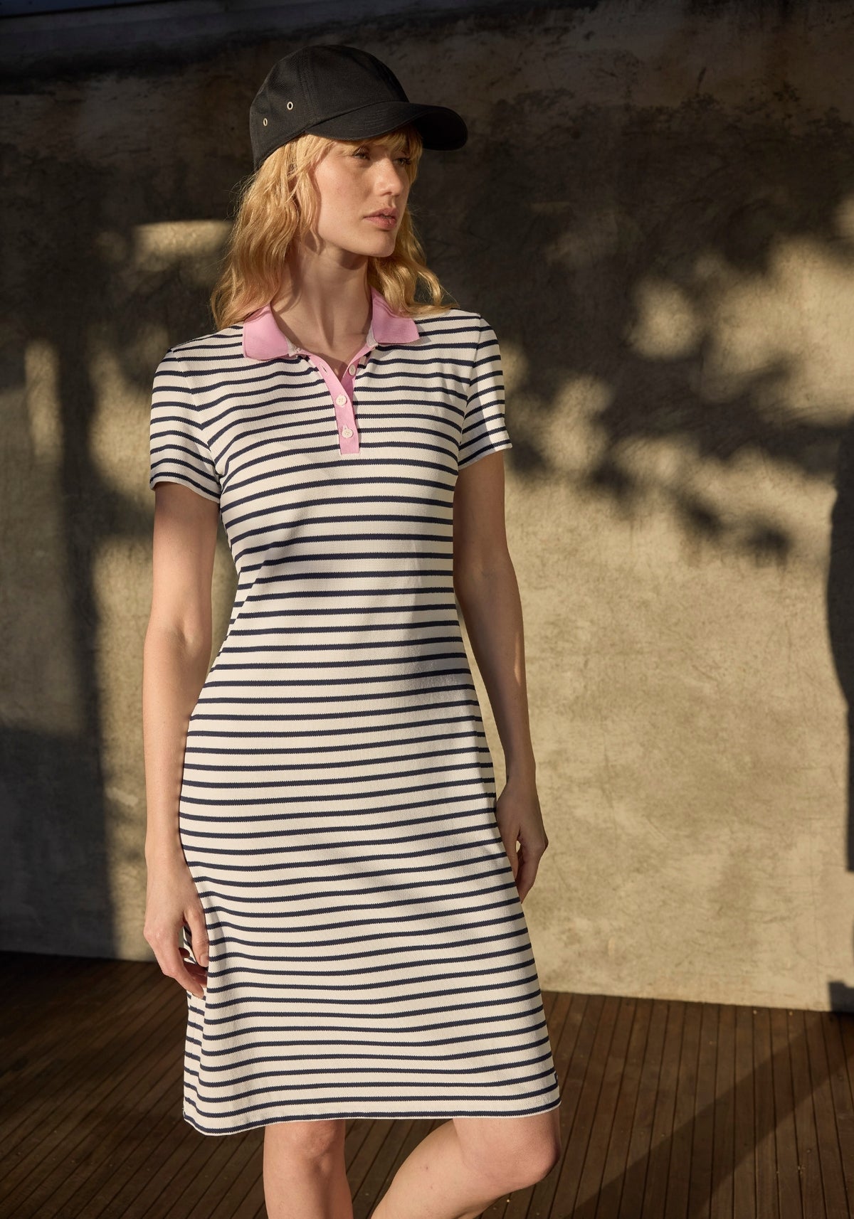 Agen striped polo Dress | Striped Polyamide Dress | Saint James ...