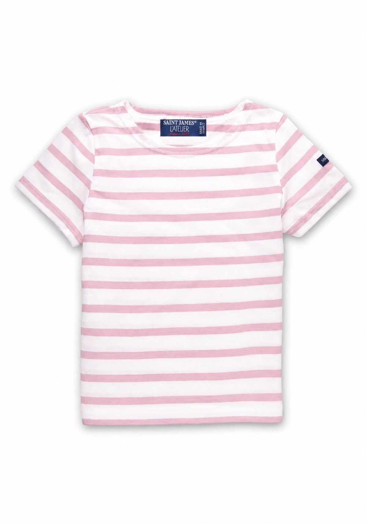 Breton Short Sleeve Shirt For Kids • Saint James USA