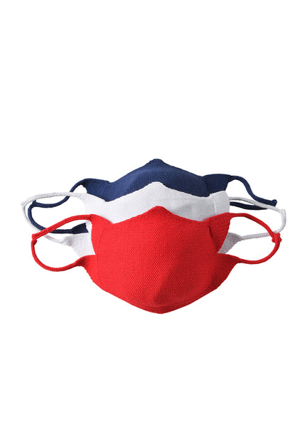 MASQUE TRICOT - Cotton Knit Face Mask (RED) – Saint James USA